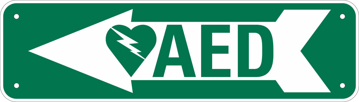 AED Sign – Left Arrow (DAC-232.2) – Defibtech Australia - Lifeline ...
