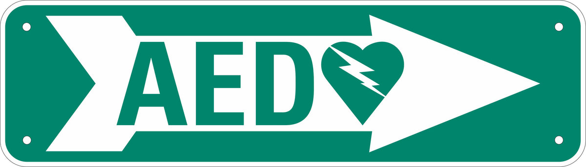 AED Sign – Right Arrow (DAC-233.2) – Defibtech Australia - Lifeline ...